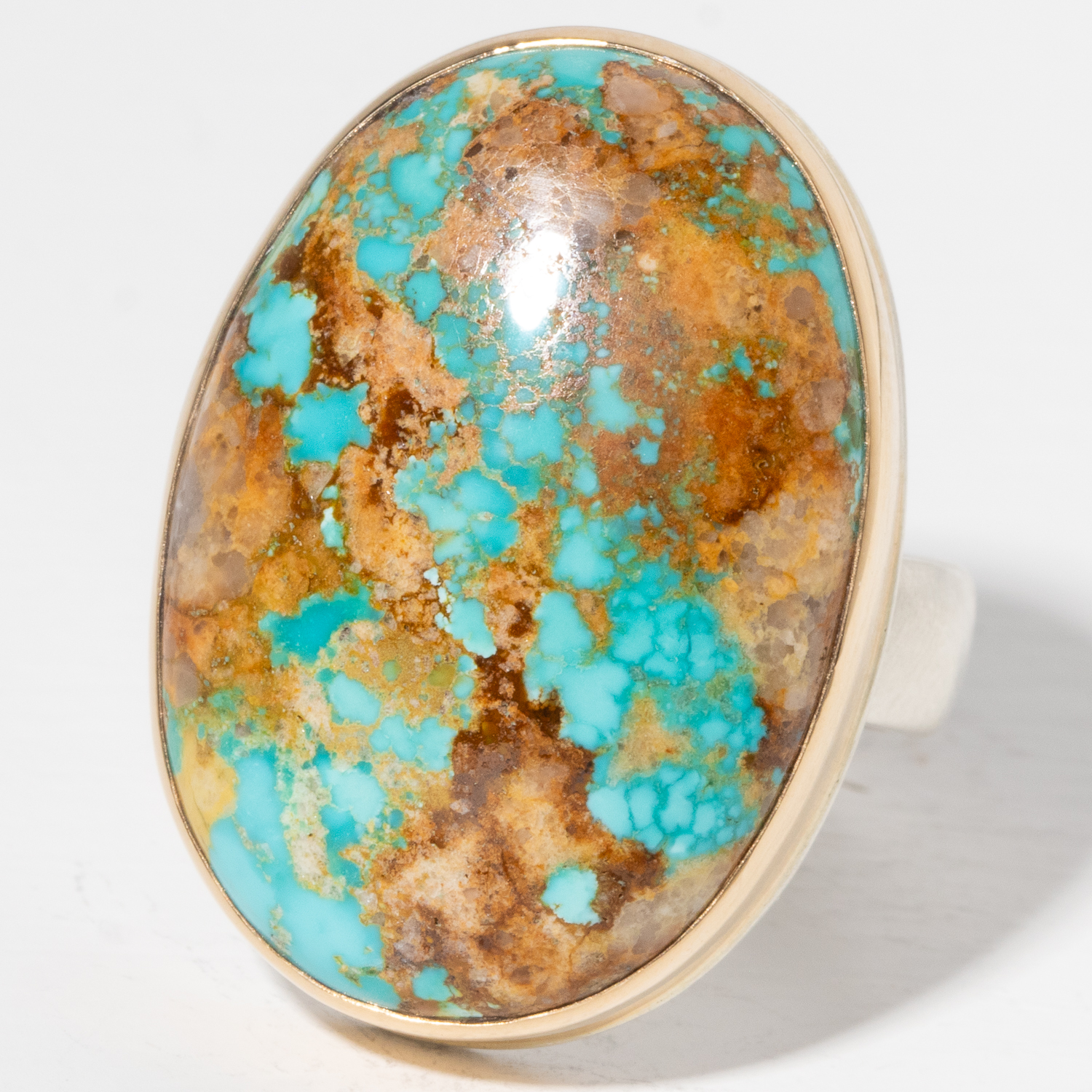 Jamie Joseph Trunk Show: Oval Turquoise Ring by Jamie Joseph - NEWTWIST