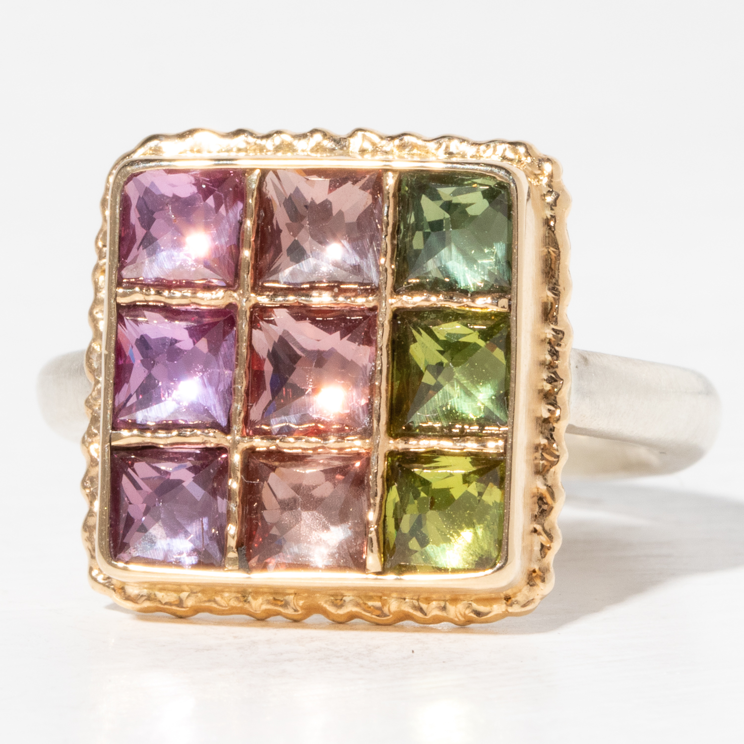 Jamie Joseph Trunk Show: Pink and Yellow Sapphire Fusion Ring by Jamie ...