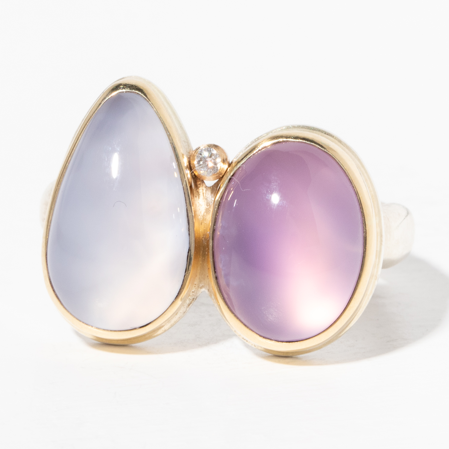 Jamie Joseph Trunk Show: Double Blue Chalcedony Ring by Jamie Joseph ...
