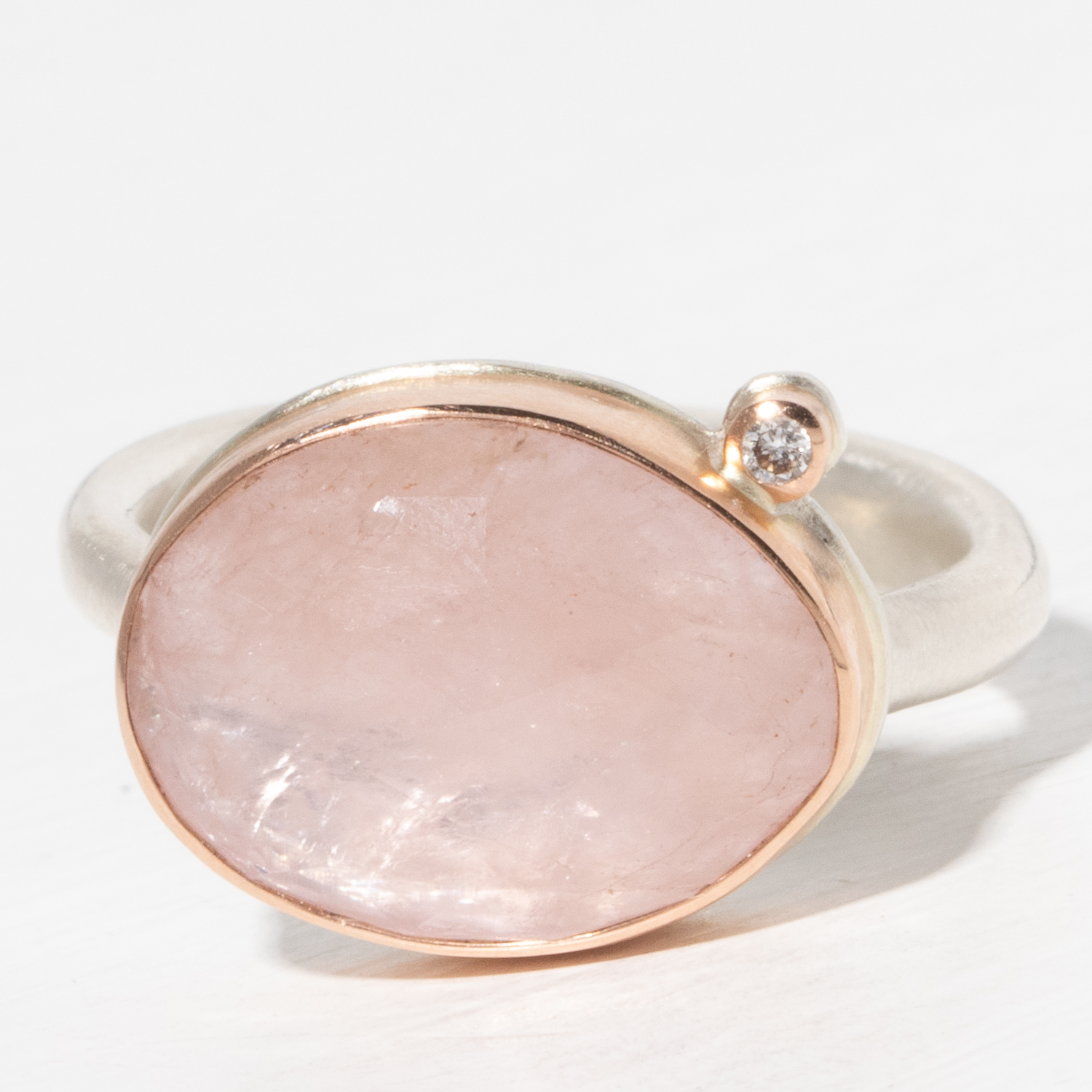 Jamie Joseph Trunk Show: Small Morganite Ring by Jamie Joseph - NEWTWIST
