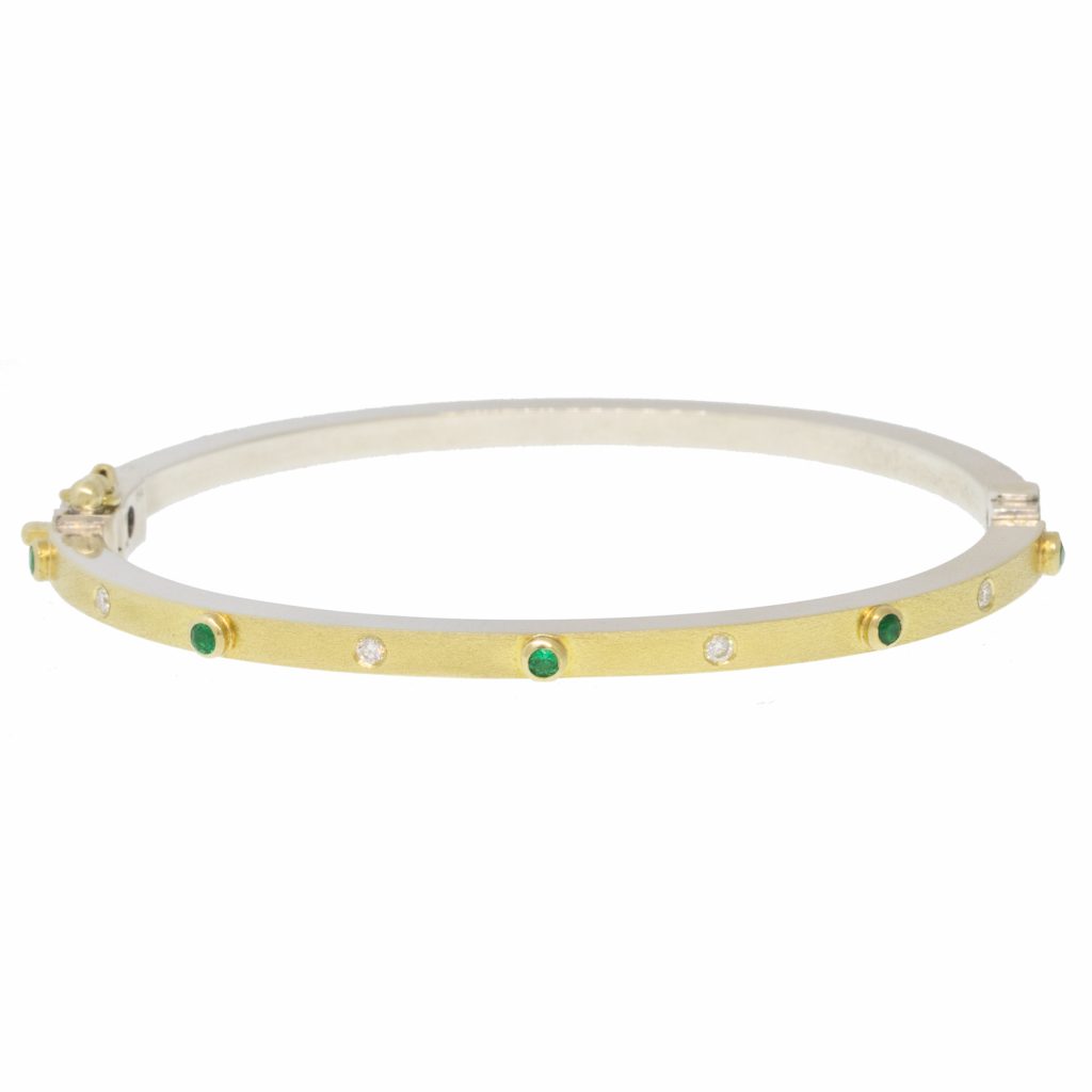 Emerald Junia Bangle by Rene Escobar - NEWTWIST