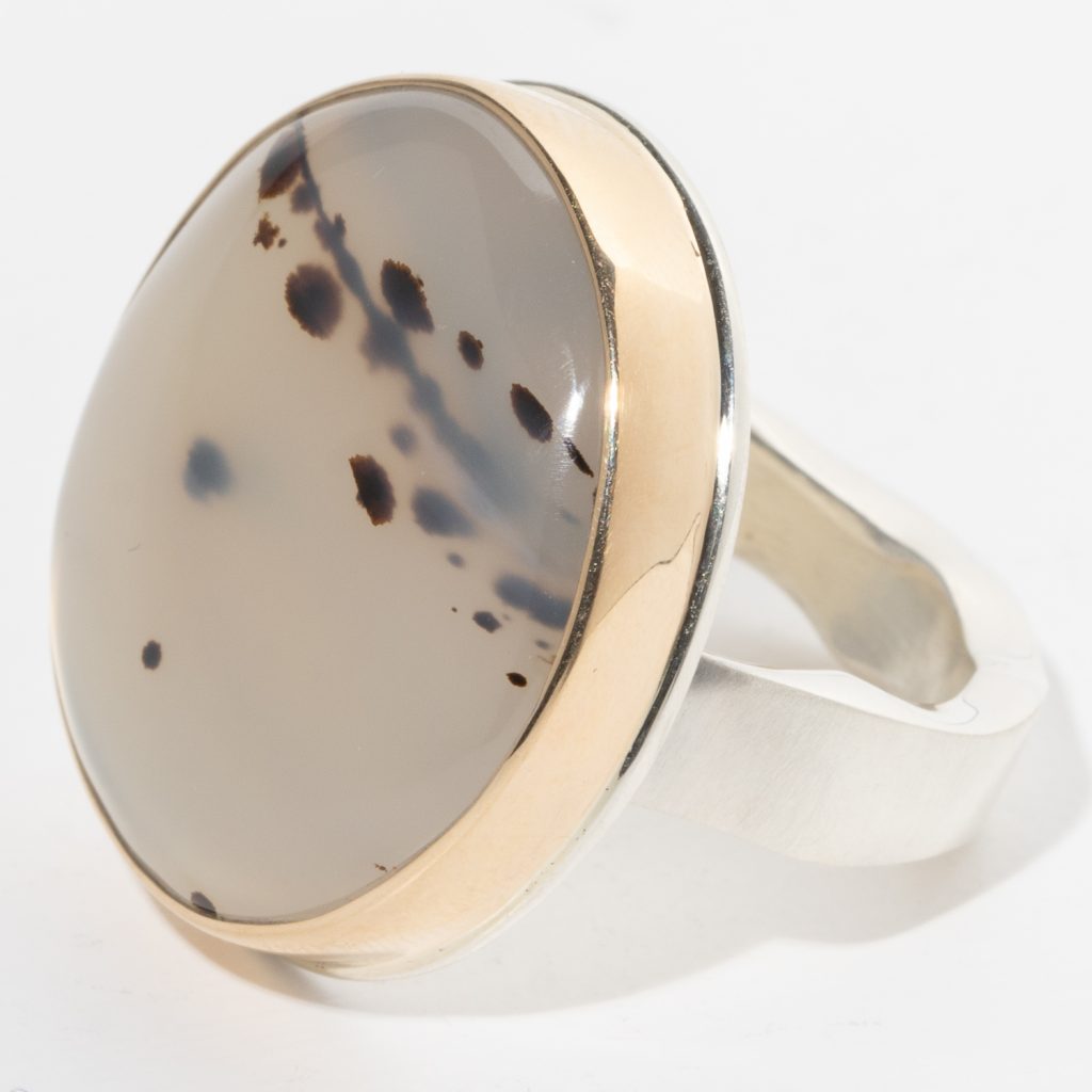 Dendritic Agate Ring by Jamie Joseph - NEWTWIST