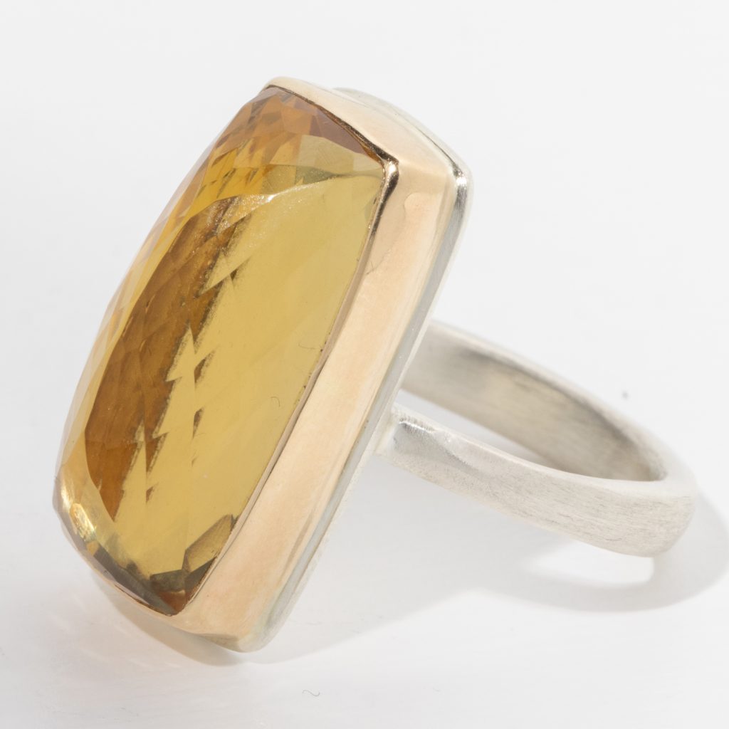 Inverted Citrine Ring by Jamie Joseph - NEWTWIST